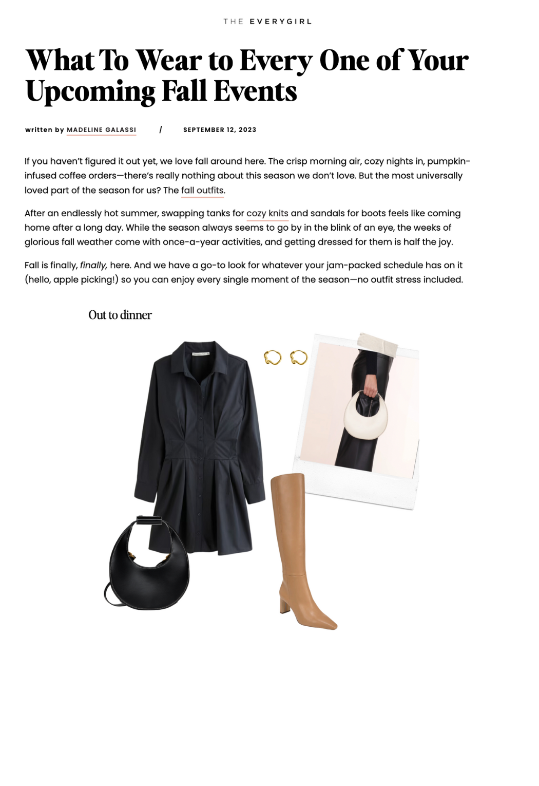 What To Wear to Every One of Your Upcoming Fall Events | Haus of Jewelry